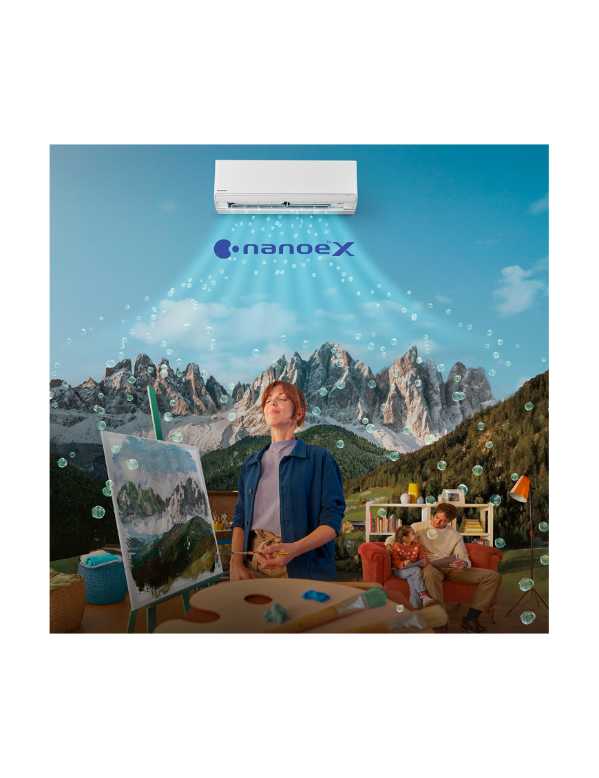 PANASONIC LINEA ETHEREA CU-Z35ZKE+CS-Z35ZKEW CONDIZIONATORE 12000BTU ...